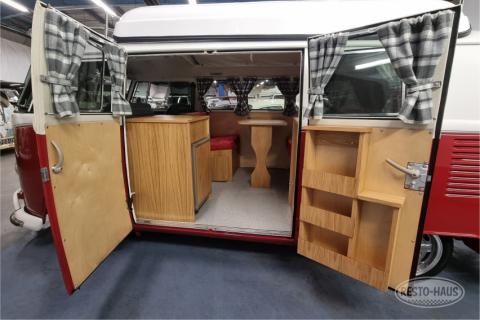 ‘64 RHD Split Screen Camper Van with Restored Harris Single-Wheel Trailer