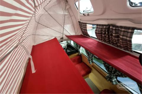 ‘64 RHD Split Screen Camper Van with Restored Harris Single-Wheel Trailer