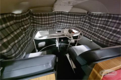 ‘64 RHD Split Screen Camper Van with Restored Harris Single-Wheel Trailer