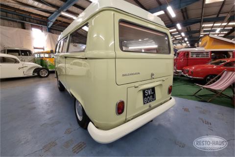 '71 RHD Light Green Bay Window Westfalia | RestoHaus